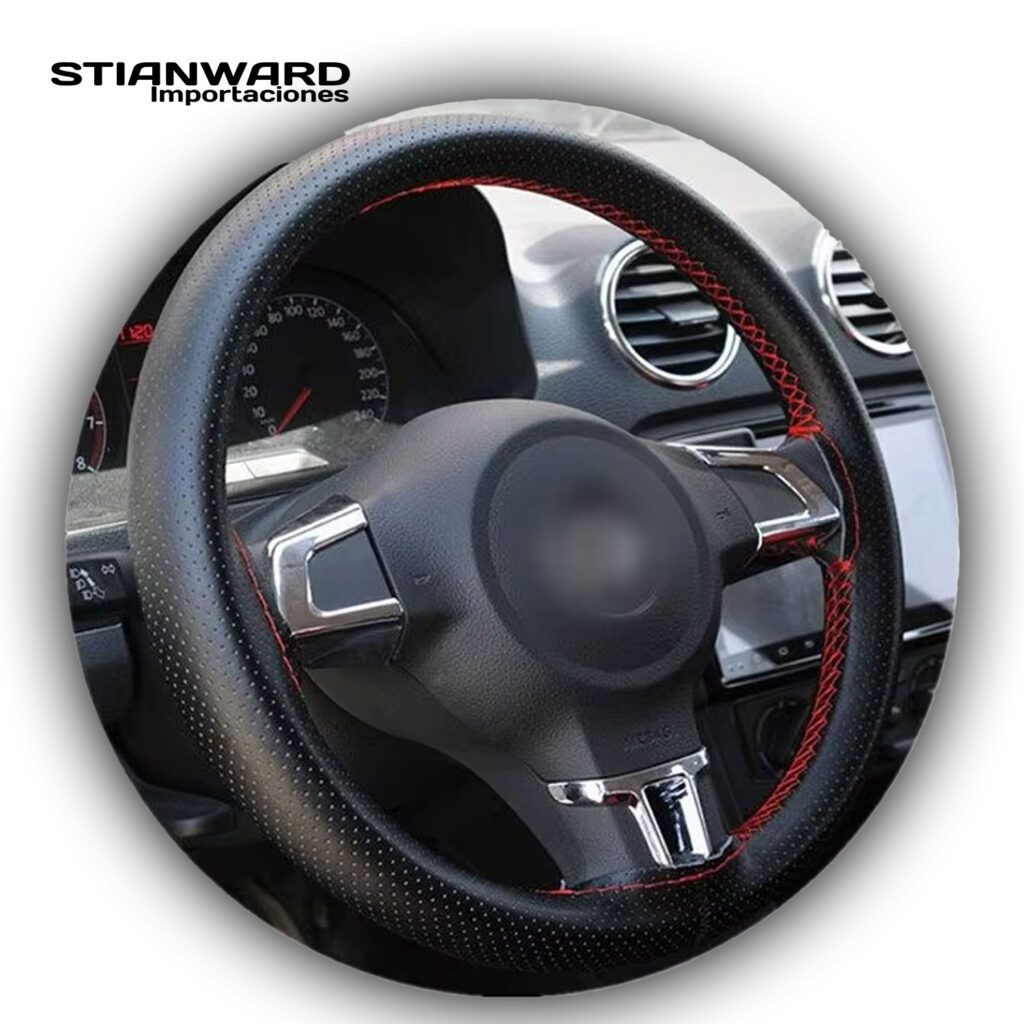 Forro universal para volante de carro tipo cuero - Stianward Importaciones